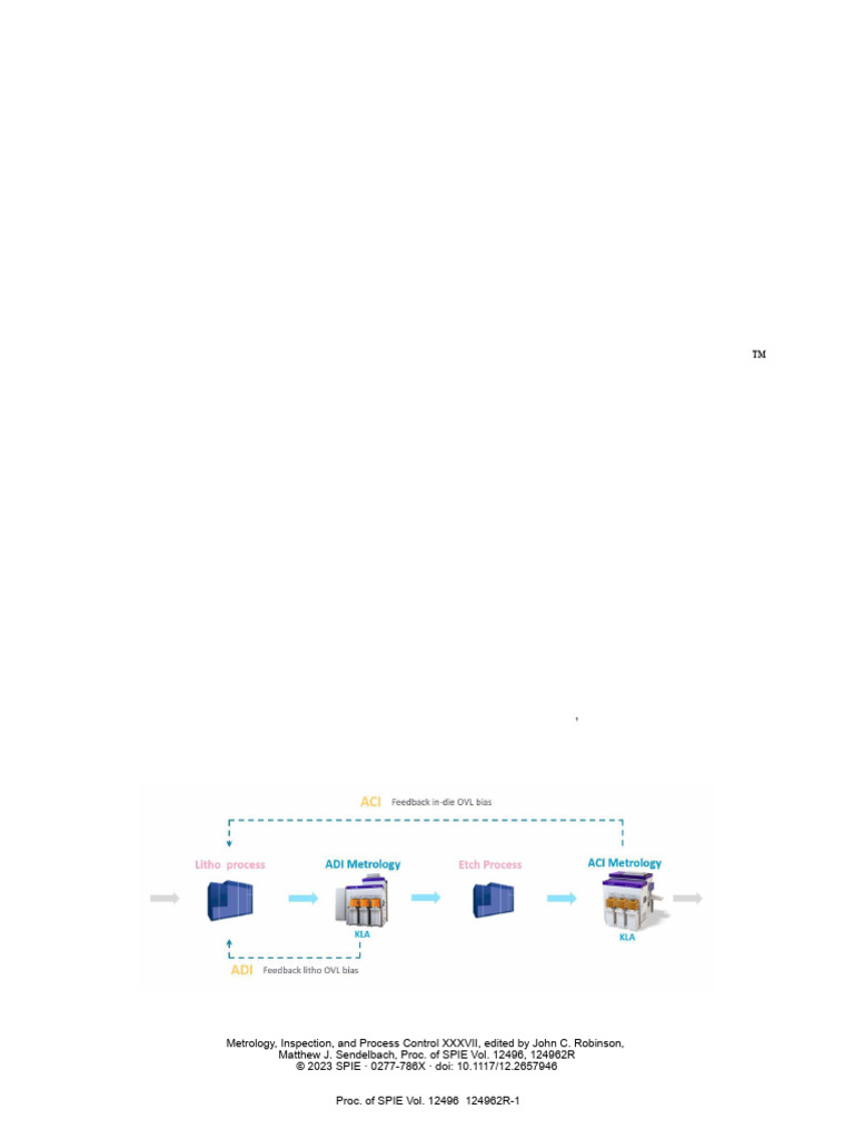 In-die Overlay Solution via Machine Learning | PDF | Machine Learning ...