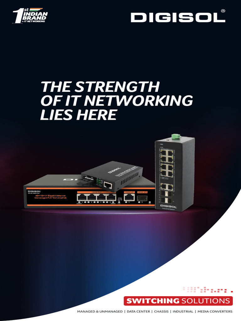 Digisol Managed Switches Overview | PDF | Network Switch | Ethernet