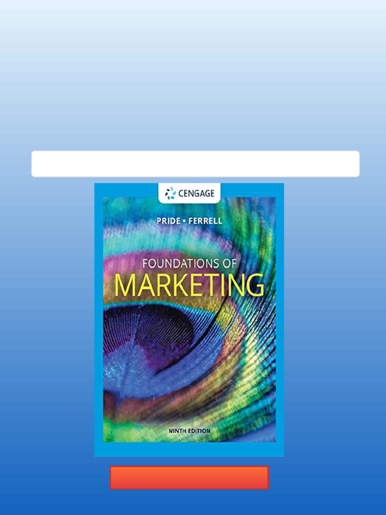 Foundations of Marketing, 9e 9th Edition William M. Pride - Ebook PDF ...