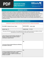 Al Koot Insurance Reimbursement Form | PDF | Patient | Public Services