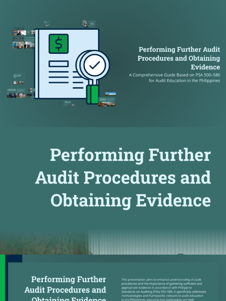 Performing Further Audit Procedures and | PDF