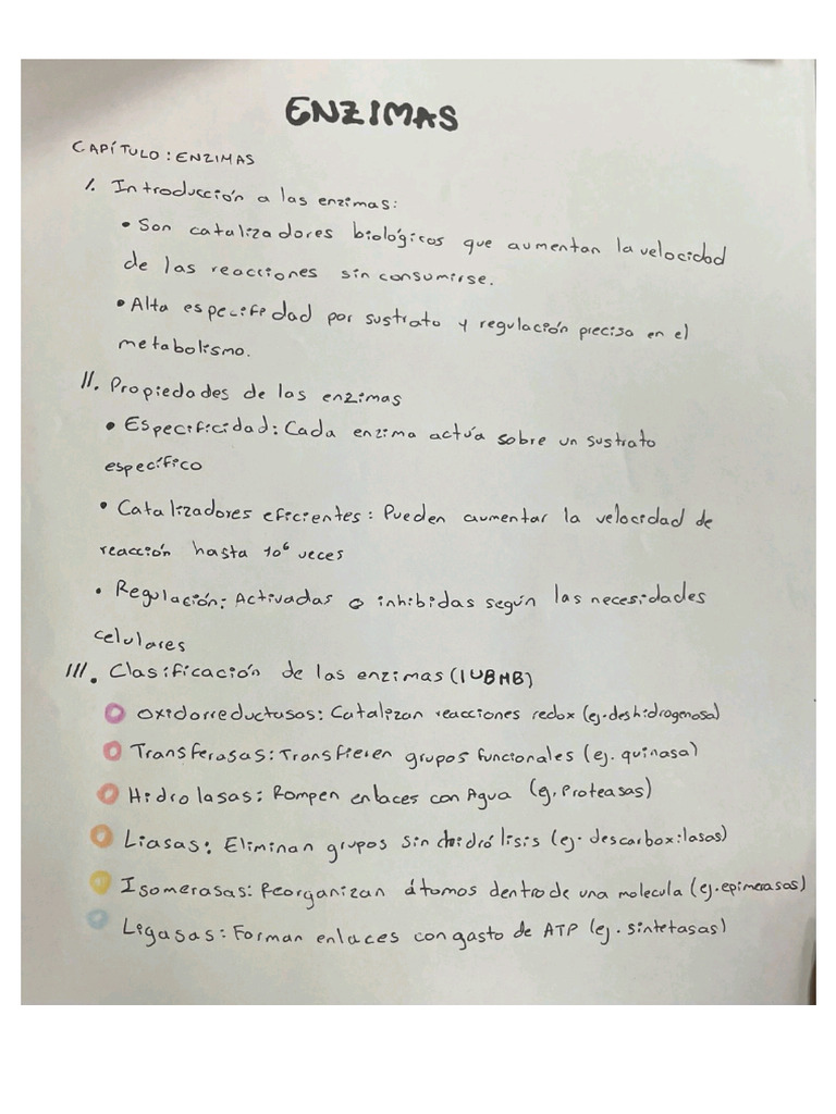 Clase Asincrónica Enzimas Stuwe, Salas Mercado | PDF