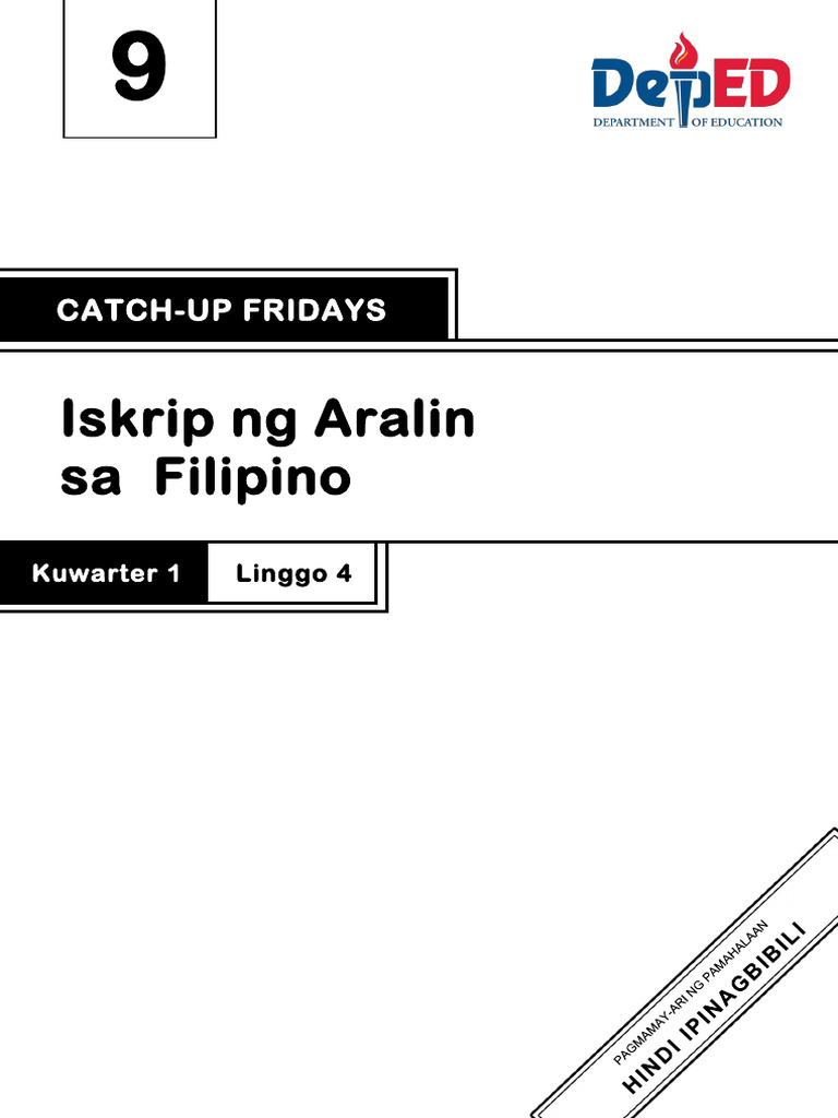 CO-2024-LS15-Grade9-Q1-CUF-Filipino-H | PDF