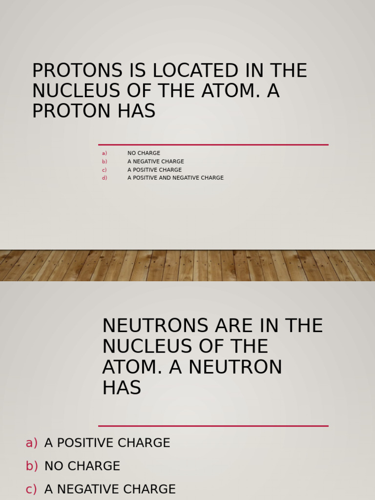 Phy - Sci. Recitation 2 or 4 | PDF | Atoms | Proton