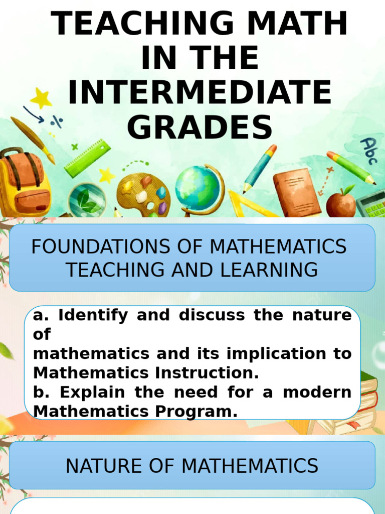 Teaching Math in Intermediate Grades | PDF | Mathematics ...
