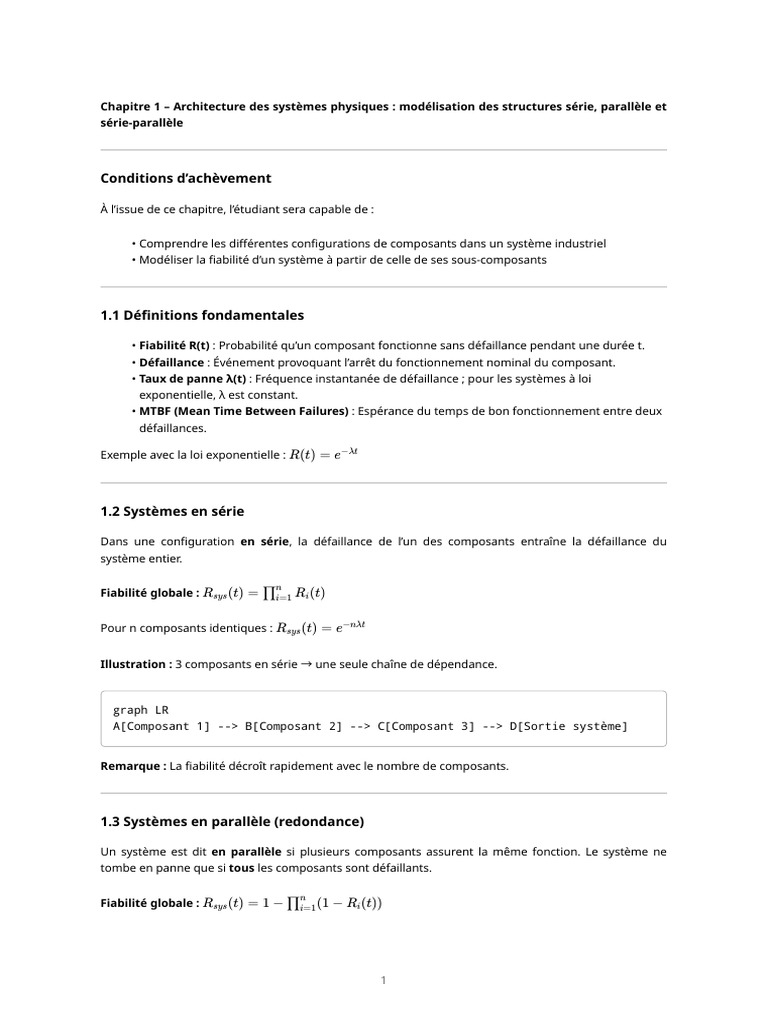 Modélisation des systèmes physiques industriels | PDF | Ingénierie des ...