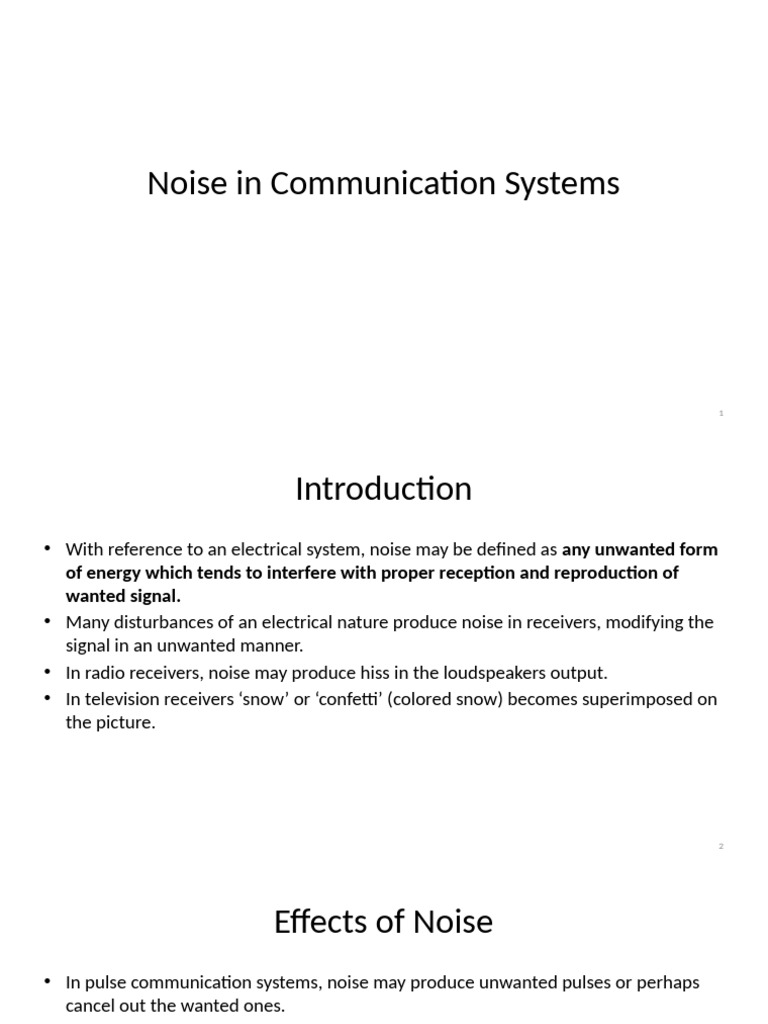 Man-Made Noise in Communication Systems | PDF | Radio Spectrum | Amplifier