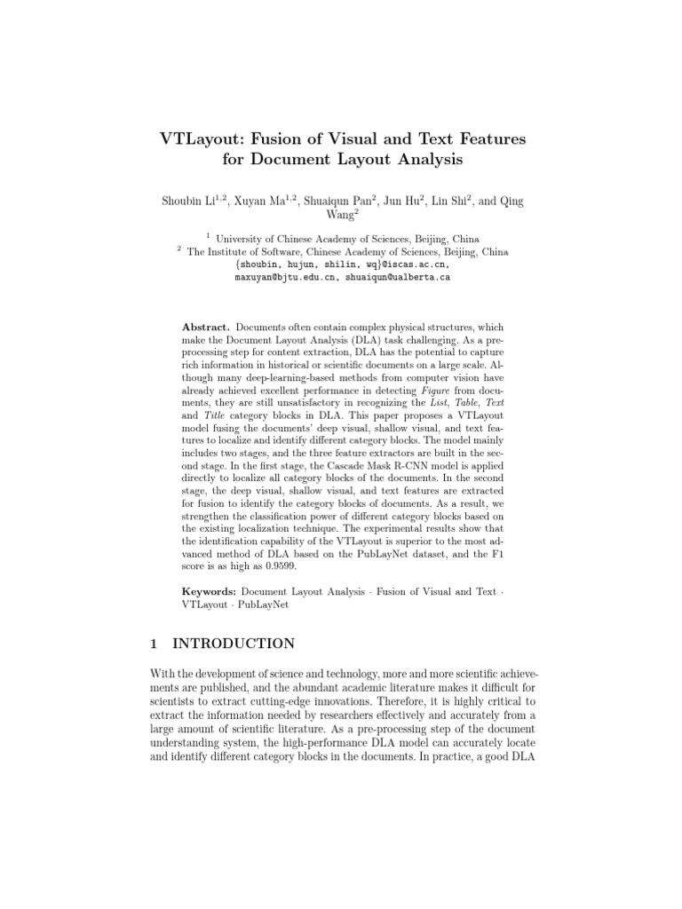 Ref D-VTLayout Fusion of Visual and Text Features For Document Layout ...