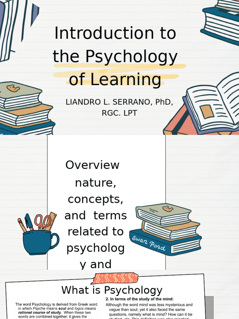 Psychology of Learning Overview | PDF | Psychology | Learning