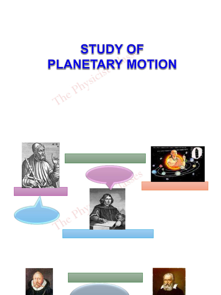 Keplers's Law of Planetary Motion Notes | PDF | Heliocentrism | Apsis