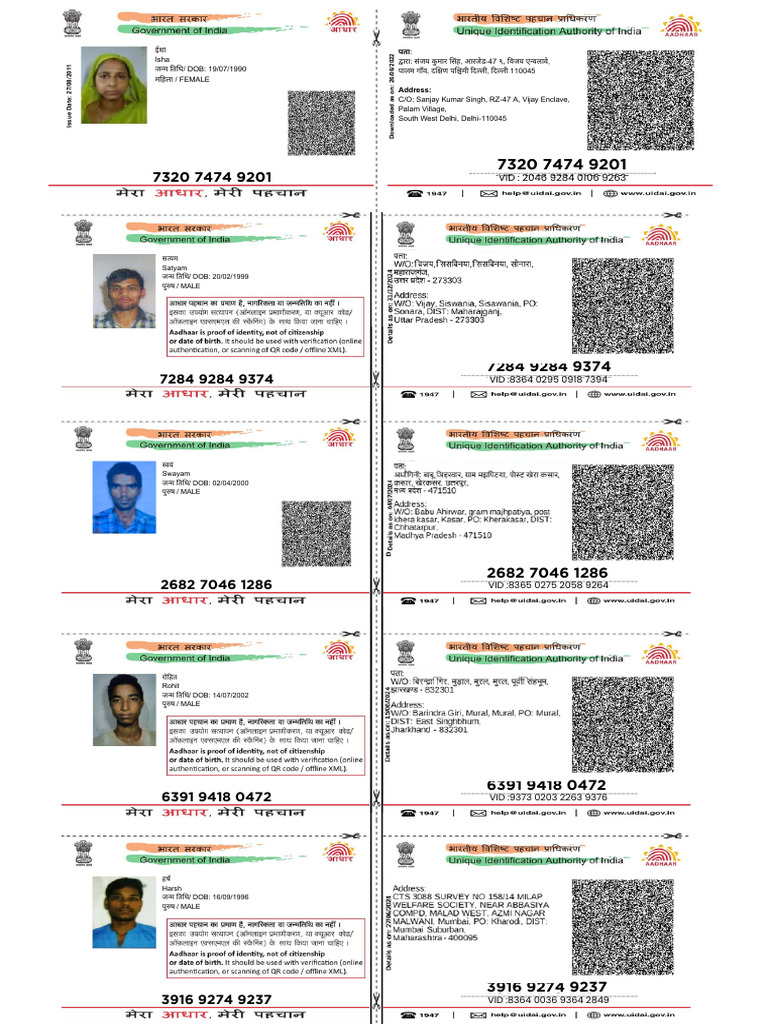 Aadhar PDF | PDF