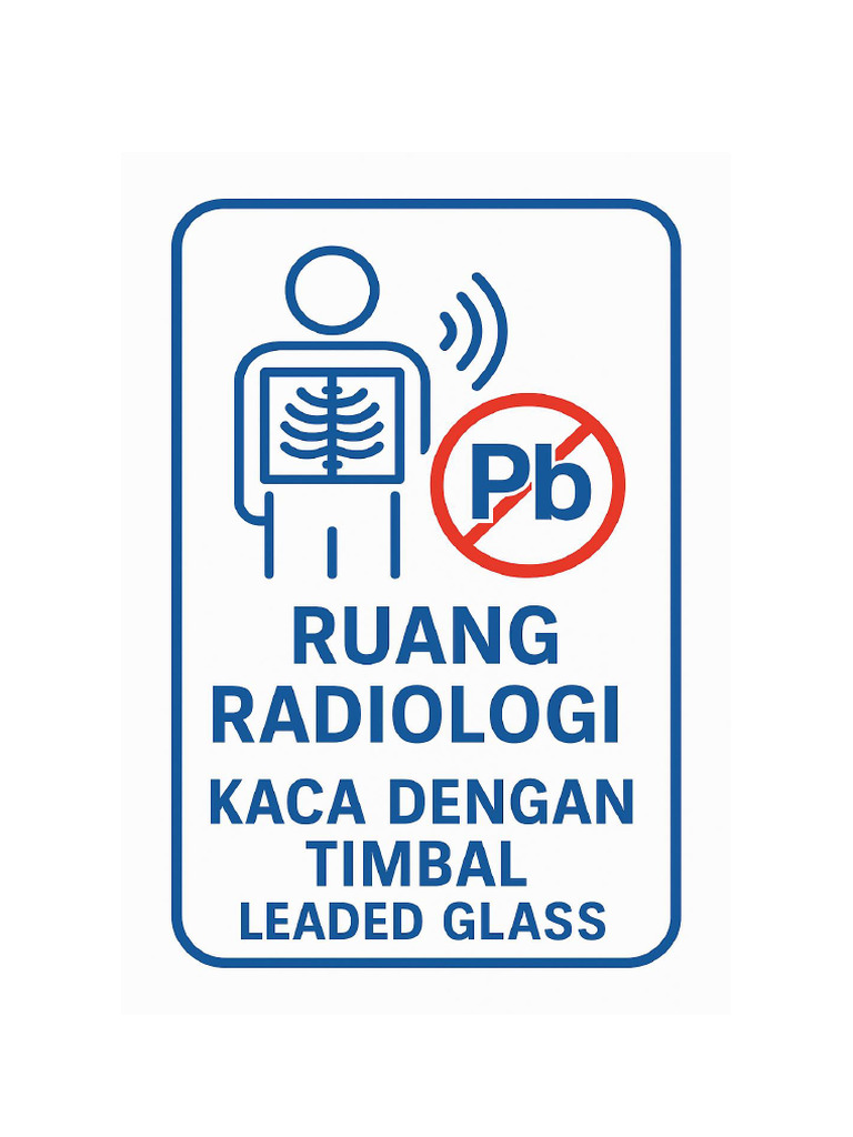 Kaca Dengan Timbal Sign | PDF