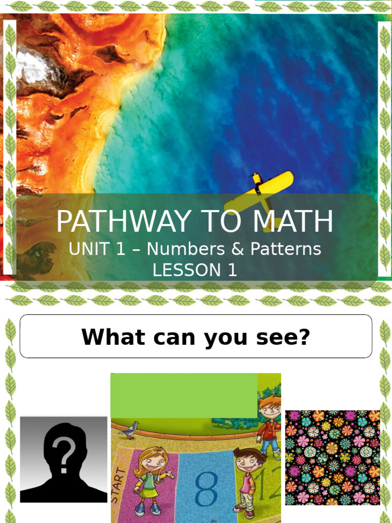 Numbers and Patterns Lesson Guide | PDF