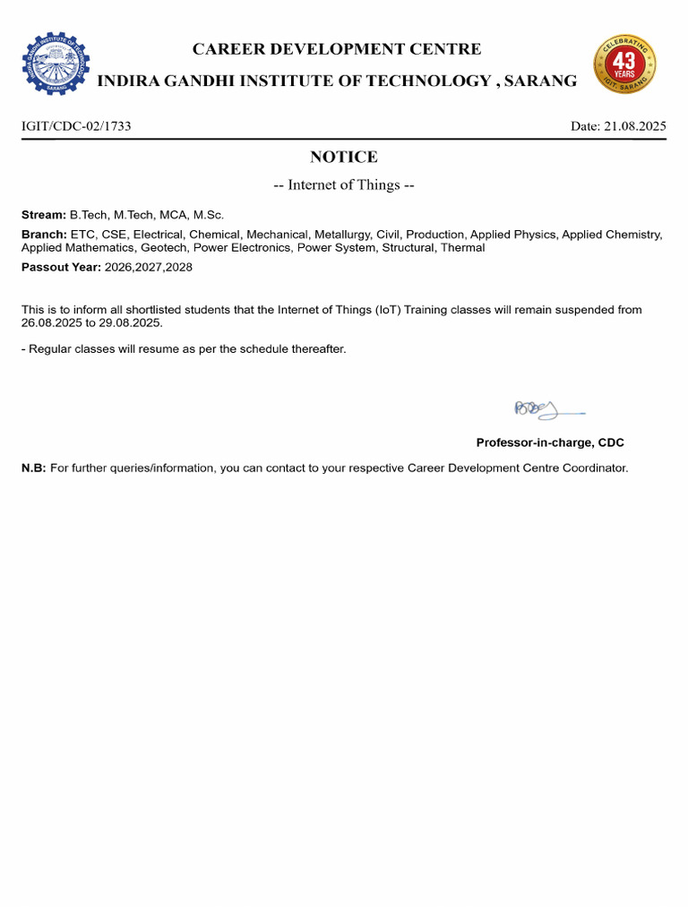 Internet of Things (FY-2026,2027,2028) | PDF