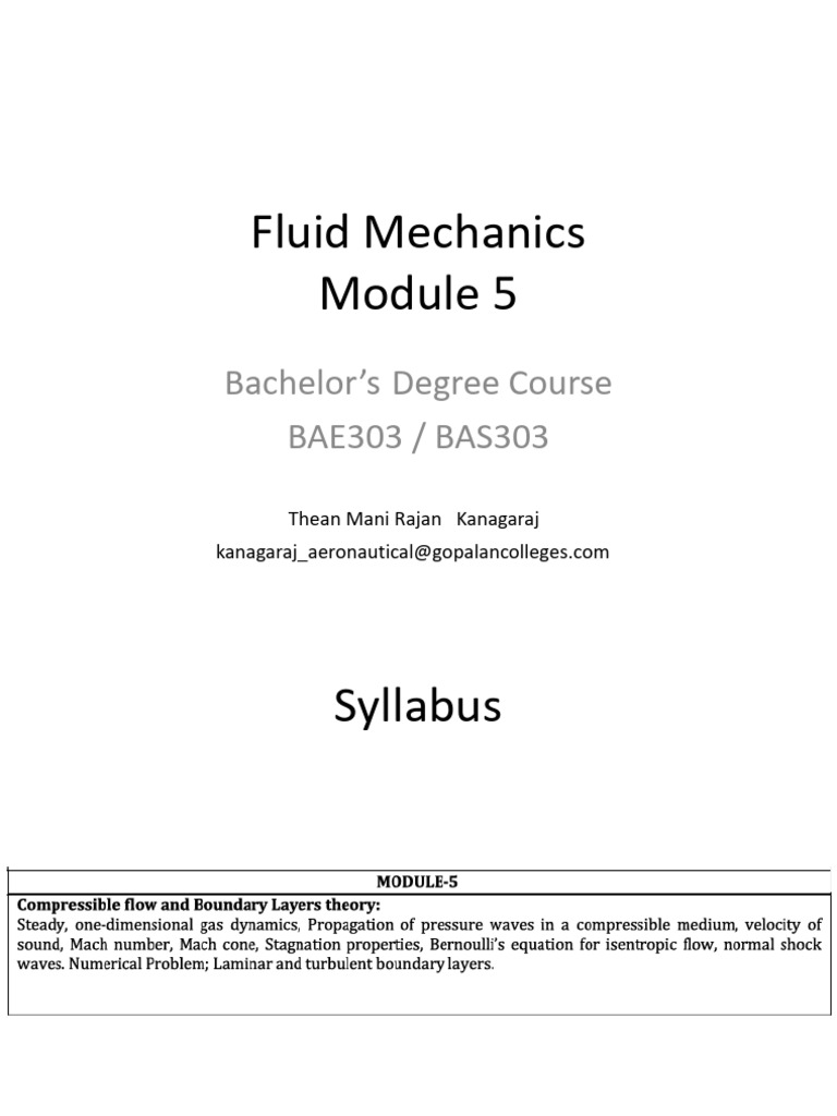FM Module5 Rev1 | PDF | Entropy | Fluid Dynamics