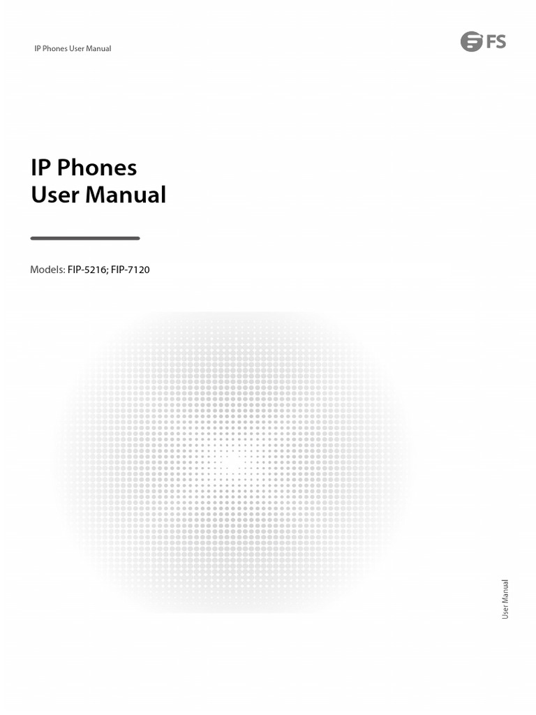 Ip Phones User Manual | PDF | Ip Address | Computer Network