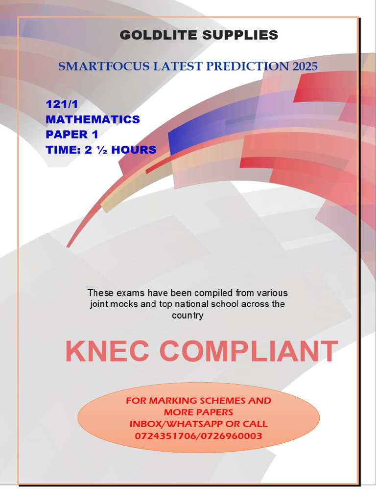 Math Pp1 Latest Predictions 2025 | PDF