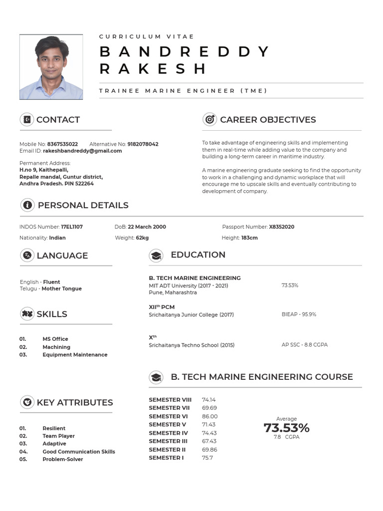 Band Reddy Cv | PDF