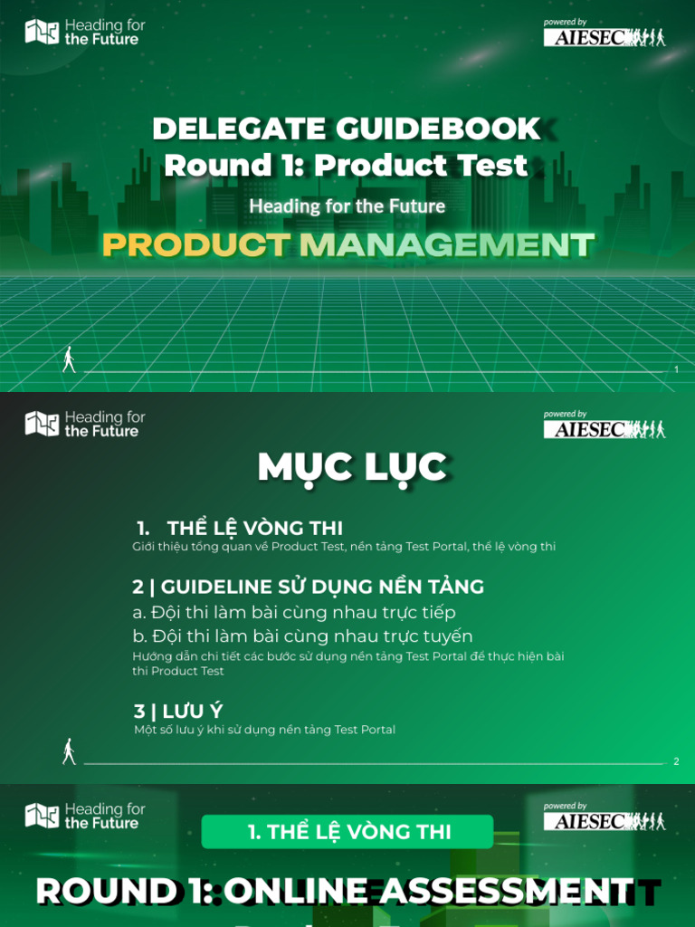 (H4TF - PM) Product Test Guidebook - Round 1 - Online Assessment ...