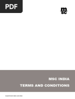 MSC USA Contract Agreement | PDF | Bill Of Lading | Cargo