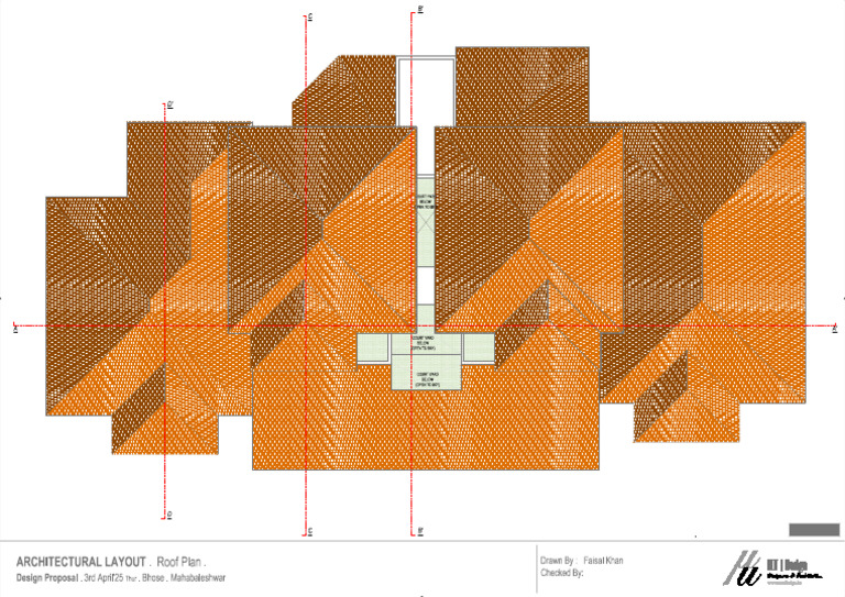 Roof Floor Architectral Layout Plan | PDF