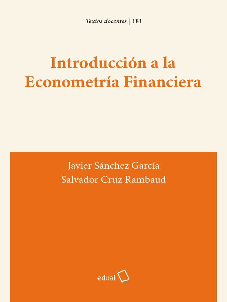 Introduccion a La Econometria Financiera (1) | PDF | Econometría | Estadísticas