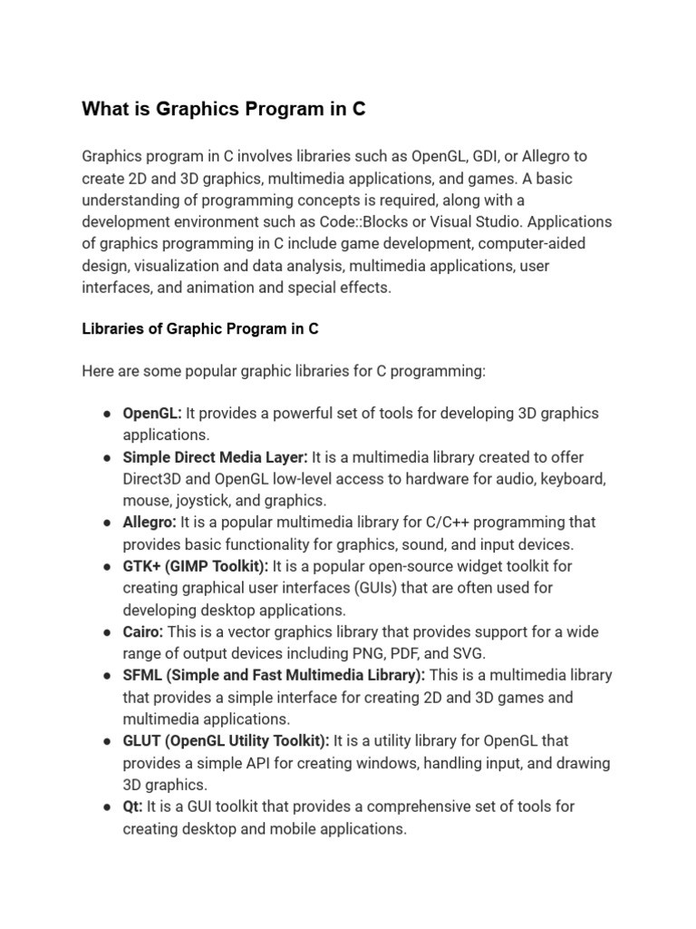Unit-5 APC | PDF | Graphical User Interfaces | Graphics