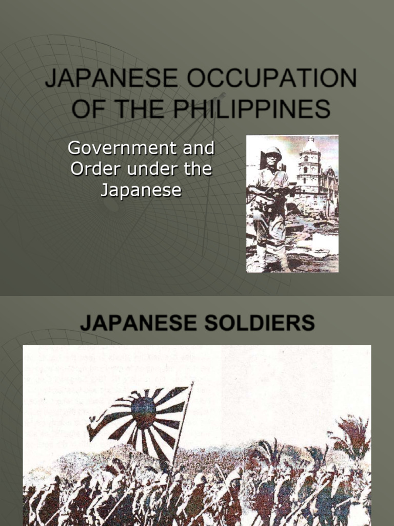 Japanese Occupation | PDF | Empire Of Japan | Douglas Mac Arthur