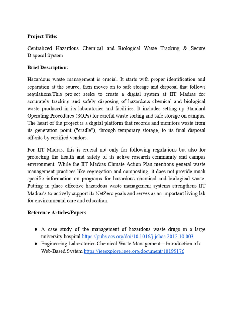 Hazardous Waste | PDF