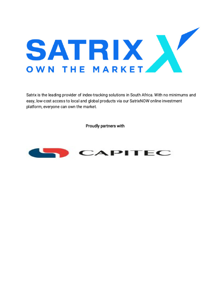 Satrix Ms P Mchithwa | PDF
