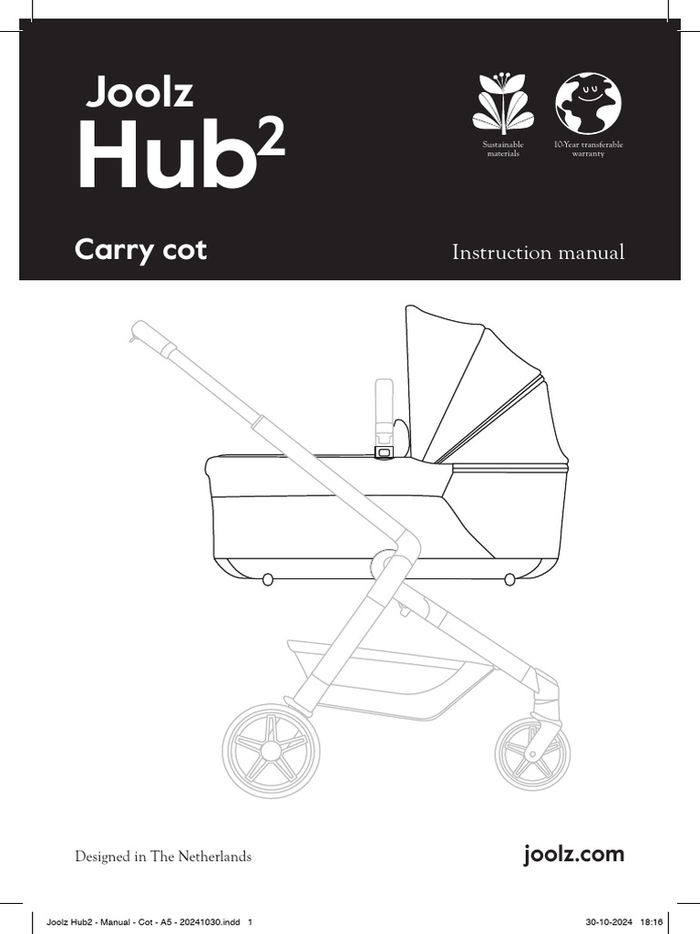 Joolz Hub2 Cot Instruction Manual | PDF