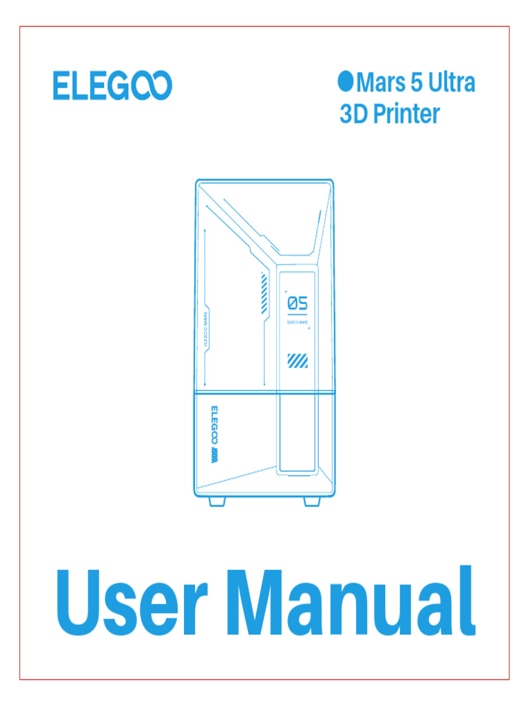 01 User Manual For Mars 5 Ultra English Version | PDF | Printer (Computing) | 3 D Printing