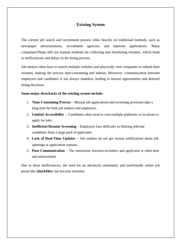 Existing System | PDF