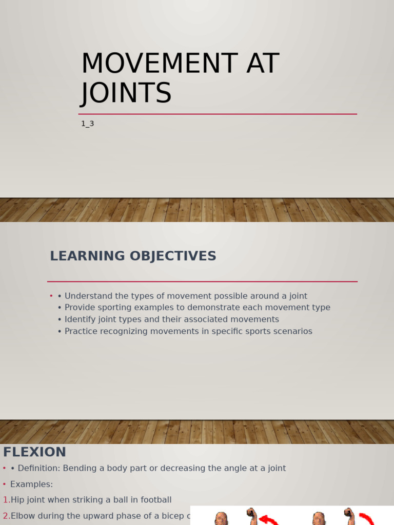 Understanding Joint Movements in Sports | PDF | Anatomical Terms Of ...