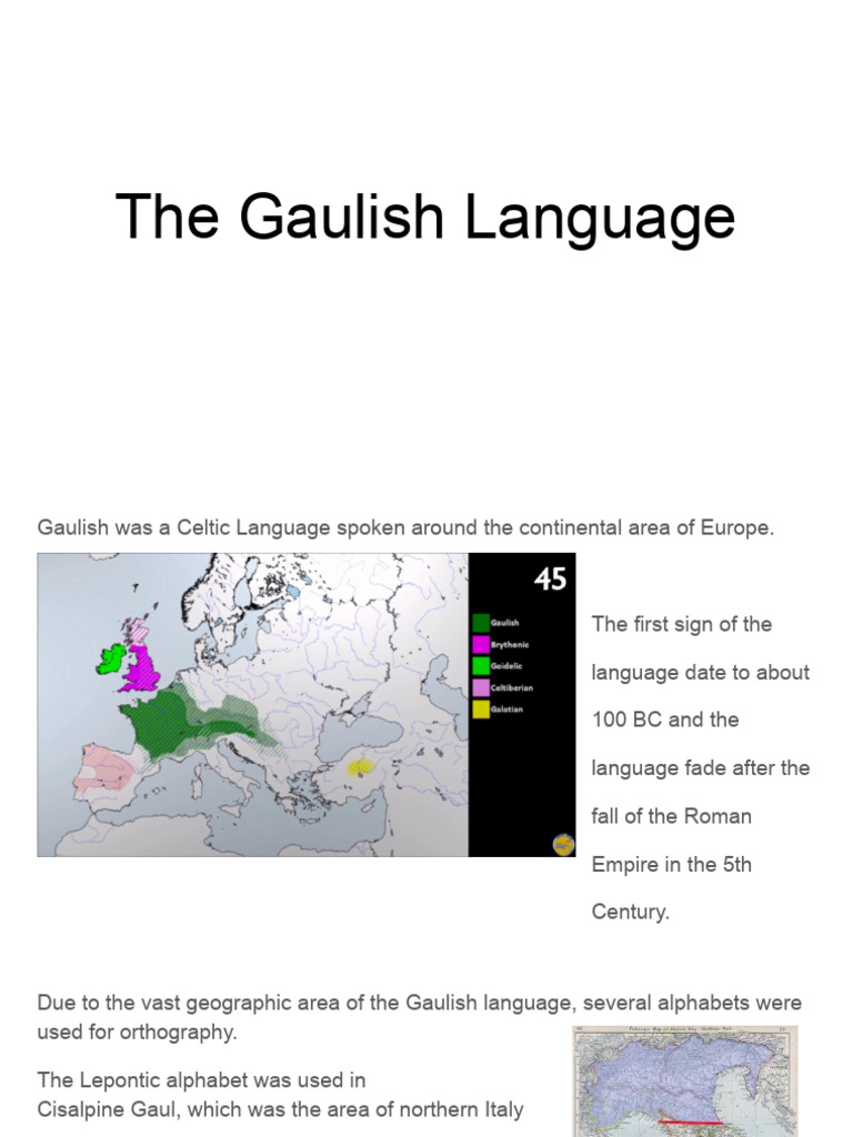 Overview of the Gaulish Language and Alphabets | PDF | Gaul | Languages ...