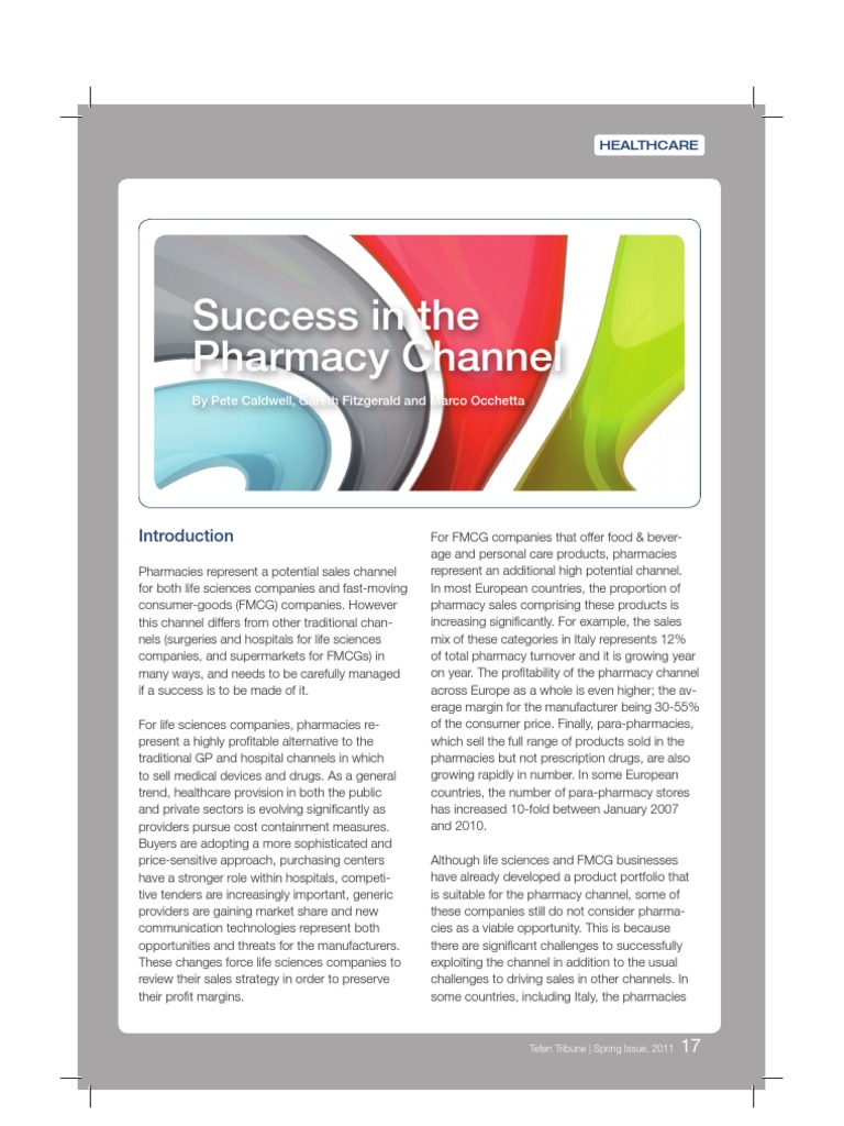 Success in The Pharmacy Channel: by Pete Caldwell, Gareth Fitzgerald ...