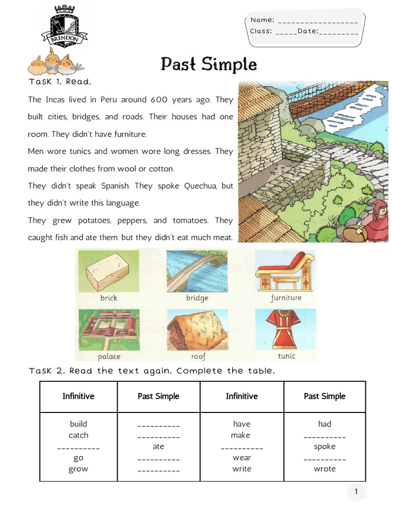 Gr3 - Past Simple - Irregular Verbs | PDF | Linguistics | Syntax