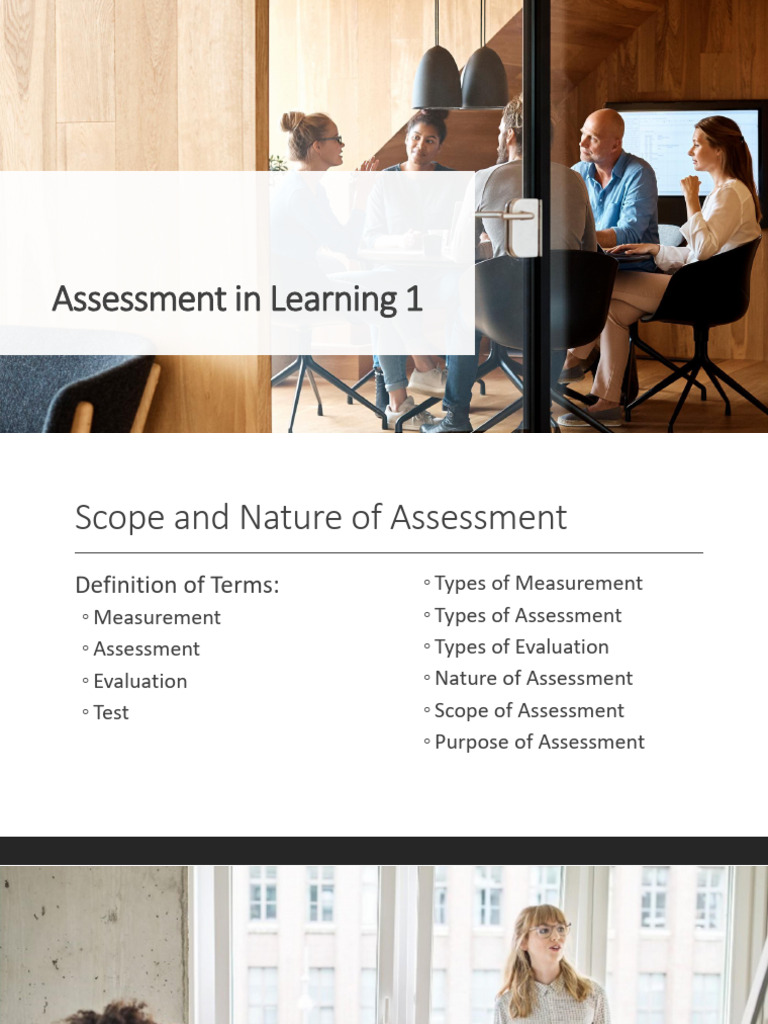Understanding Classroom Assessment Types | PDF | Educational Assessment ...