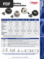 Taper Lock Bush Dimensions. | PDF | Screw | Mechanical Engineering
