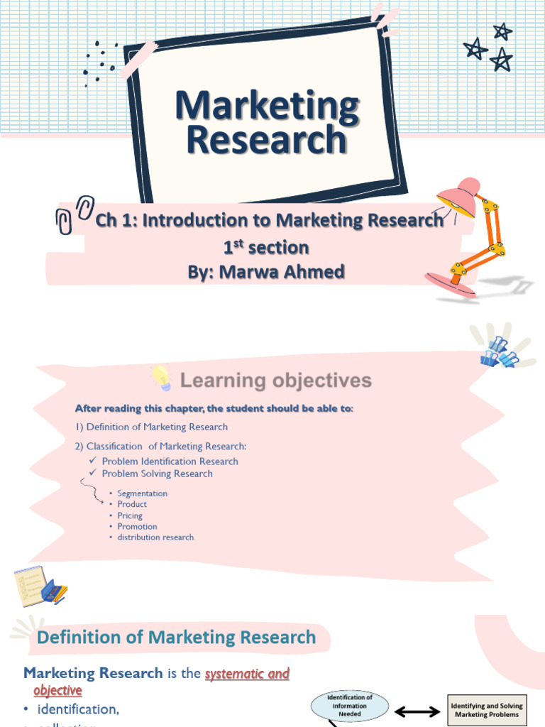MR 1st Section | PDF | Marketing Research | Marketing