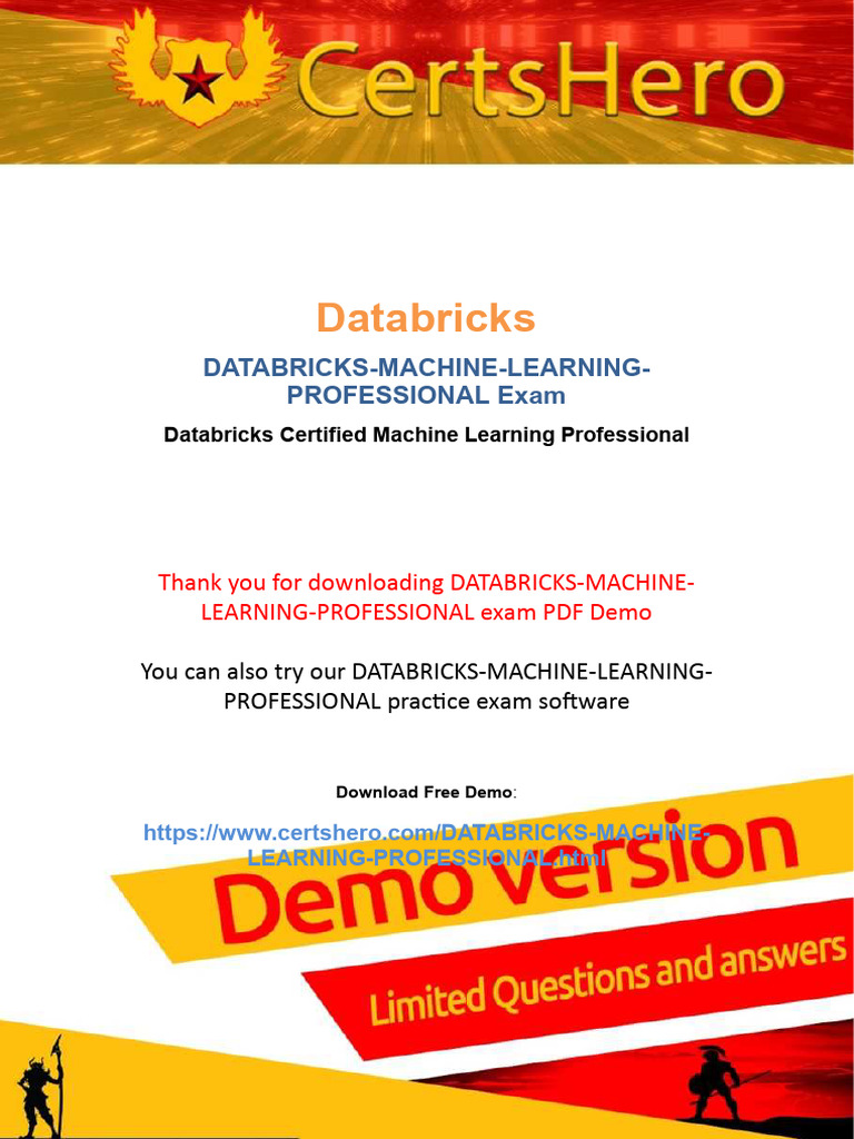 Databricks Machine Learning Professional Demo | PDF | Machine Learning ...