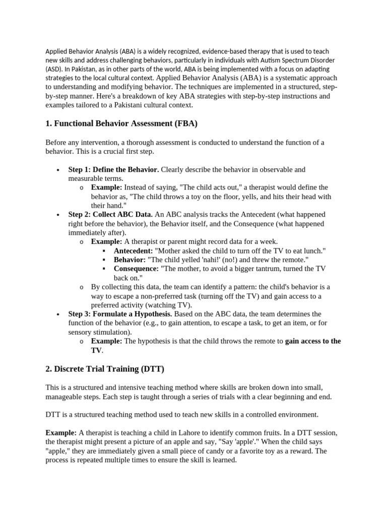Applied Behavior Analysis | PDF | Psychological Theories | Behavior Modification