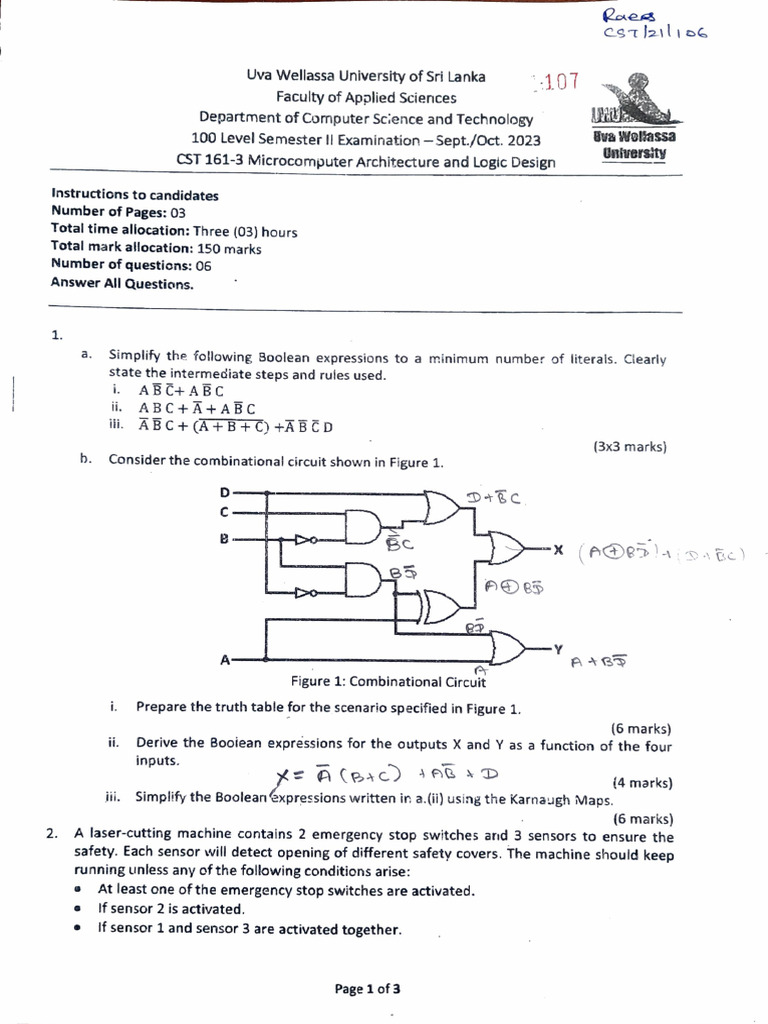 CST 161-3 Micro 2023 | PDF