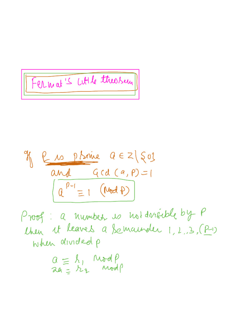 Prime Number Modulo Calculations | PDF | Number Theory | Discrete ...