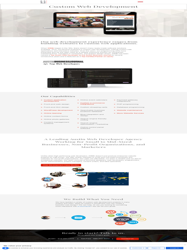 Web Development Company Austin | Custom Solutions That Deliver | PDF ...
