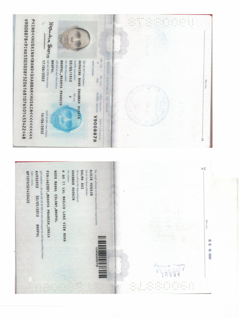 Husaina Passport | PDF