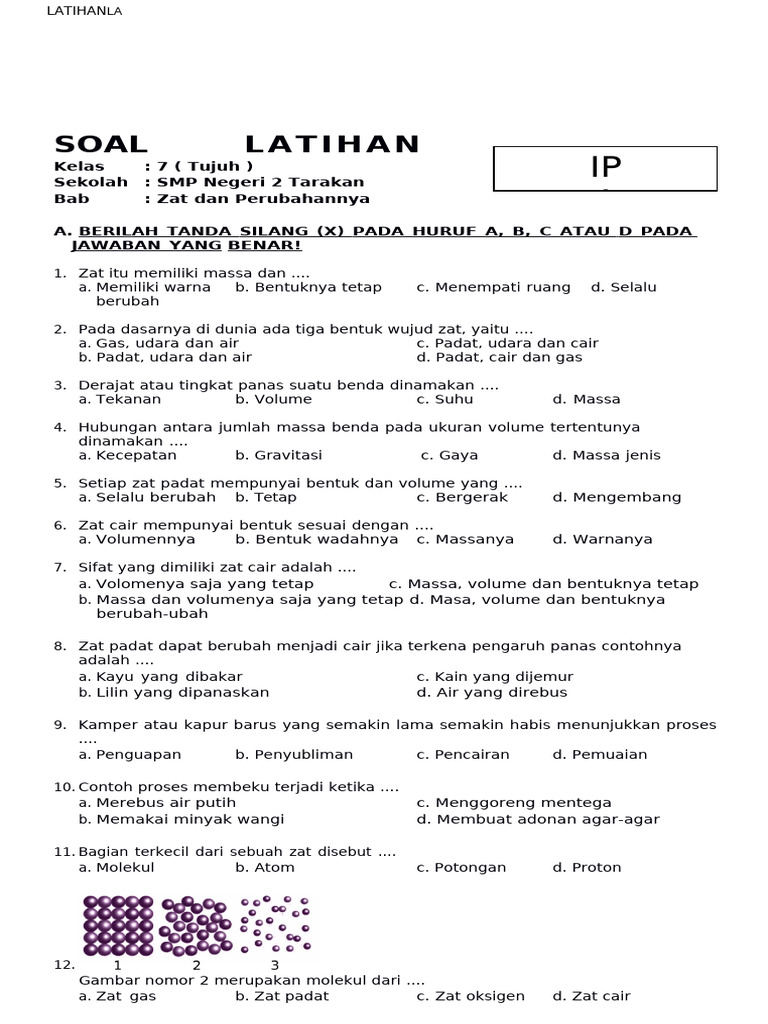 Soal Latihan Bab 2 | PDF