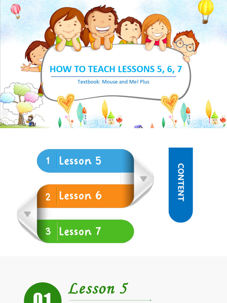 Training - Mouse and Me! Plus - How To Teach Lesson 5, 6, 7 | PDF