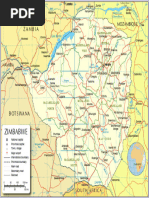 Detailed Map of Zambia with Features | PDF