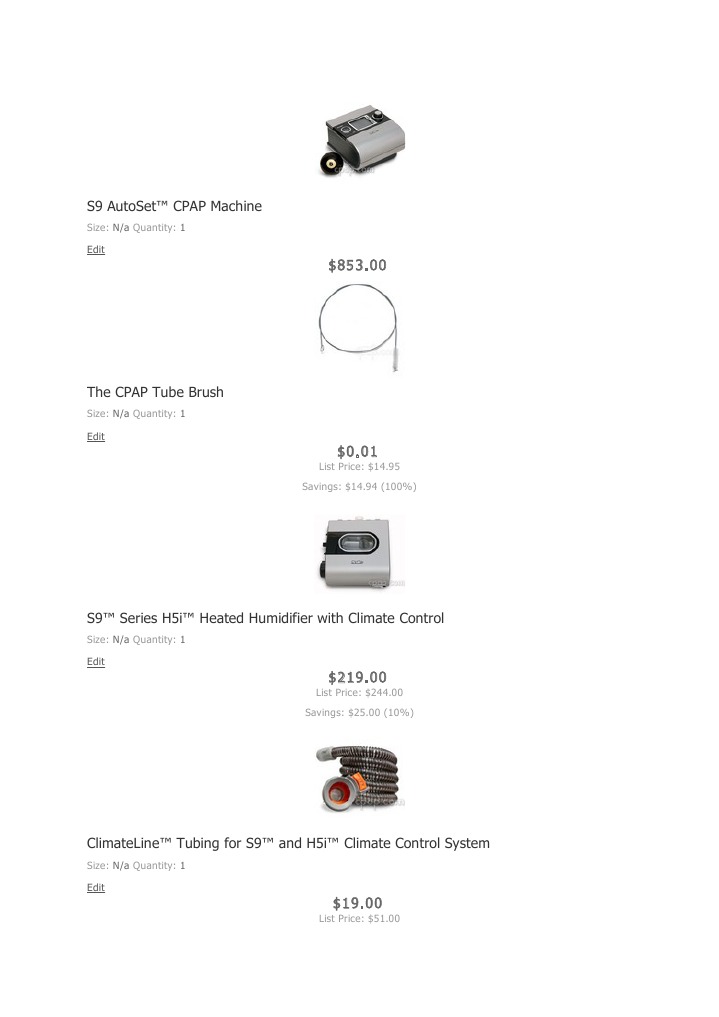 S9 AutoSet CPAP Machine & Accessories | PDF | Finance & Money ...